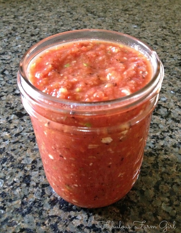 Fabulous Winter Salsa | Fabulous Farm Girl